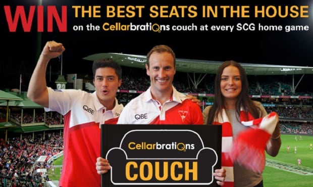 Win the best seats in the SCG with Cellarbrations