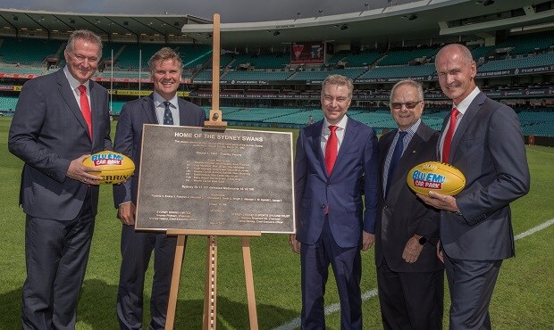 SCG unveil commemorative plaque