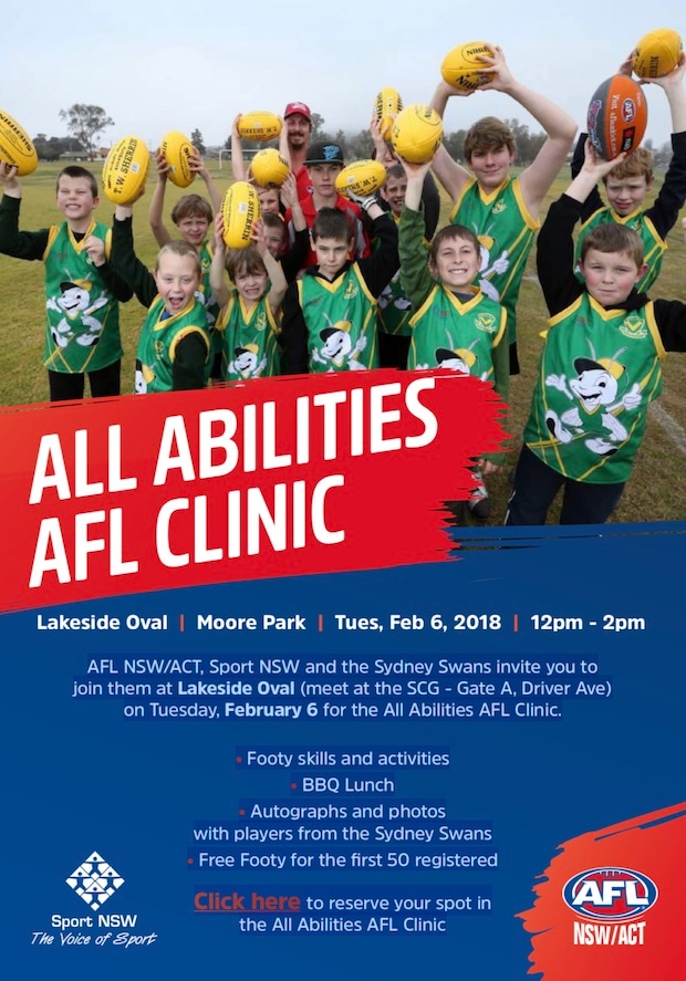 Join us for the All Abilities Clinic