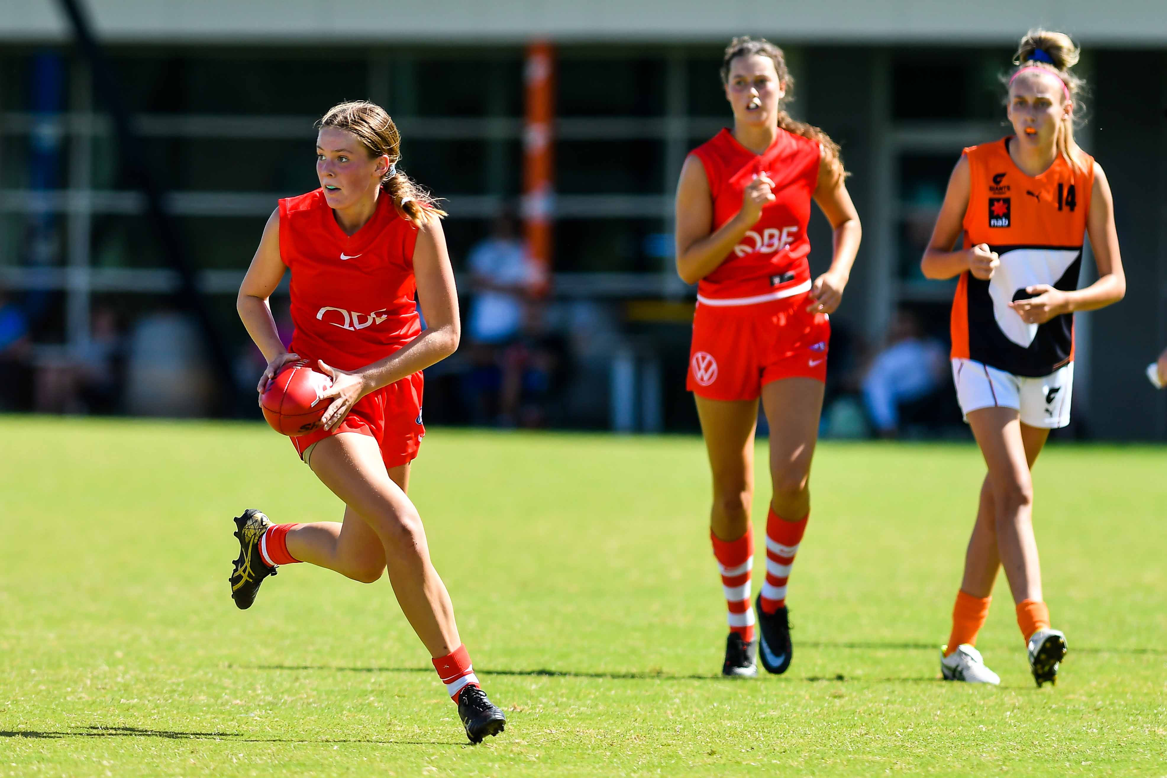 Watch our Swans Academy girls in action