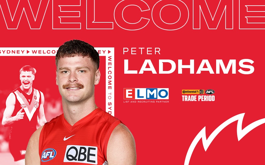 Sydney Swans welcome Peter Ladhams