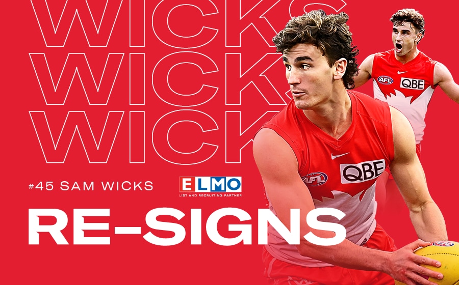 Wicks commits to the Swans
