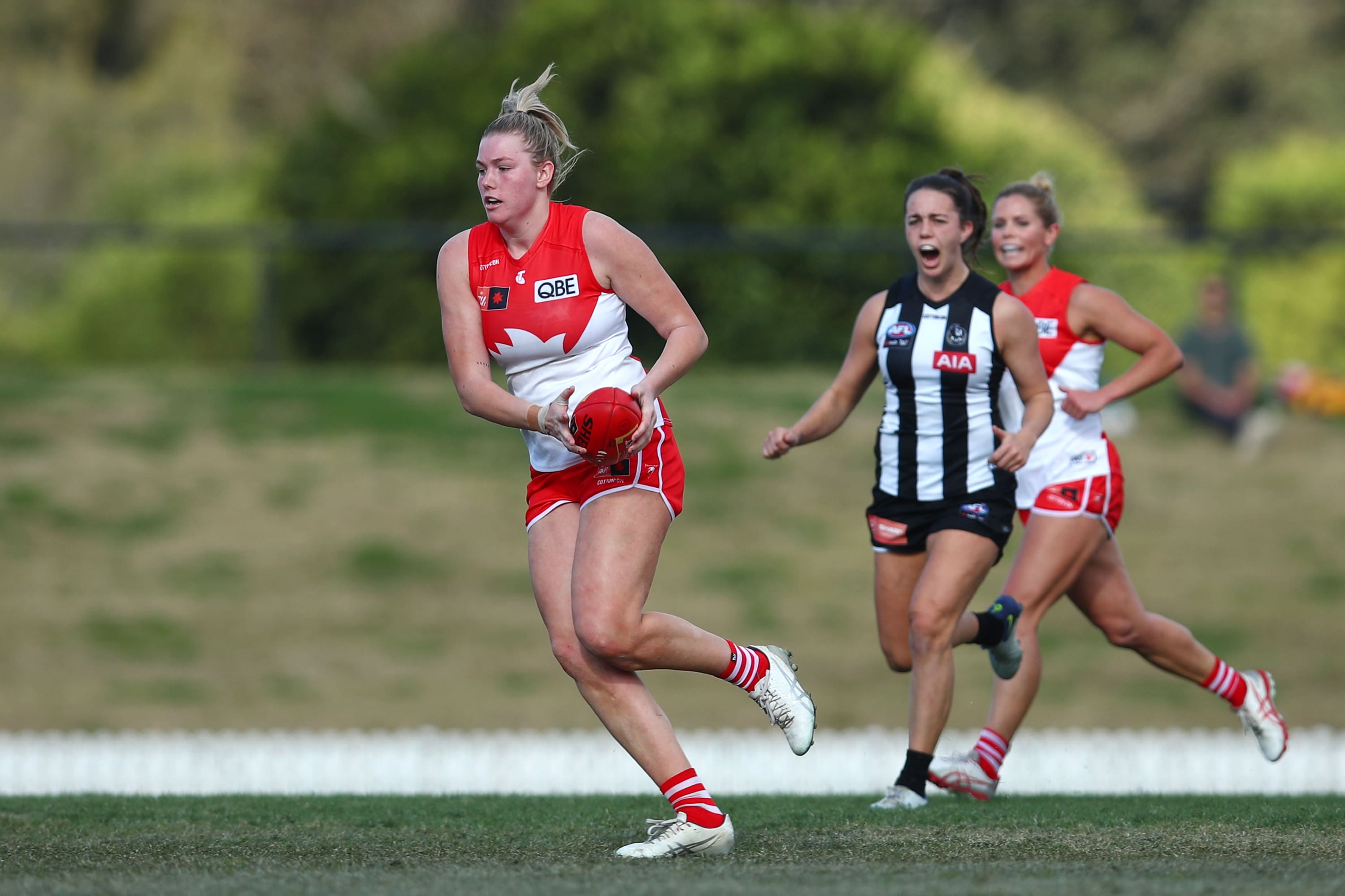 Swans overrun in practice match