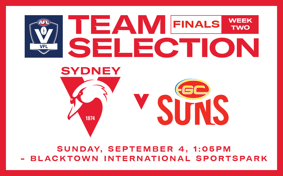 VFL FW2: Team confirmed for semi-final against Gold Coast
