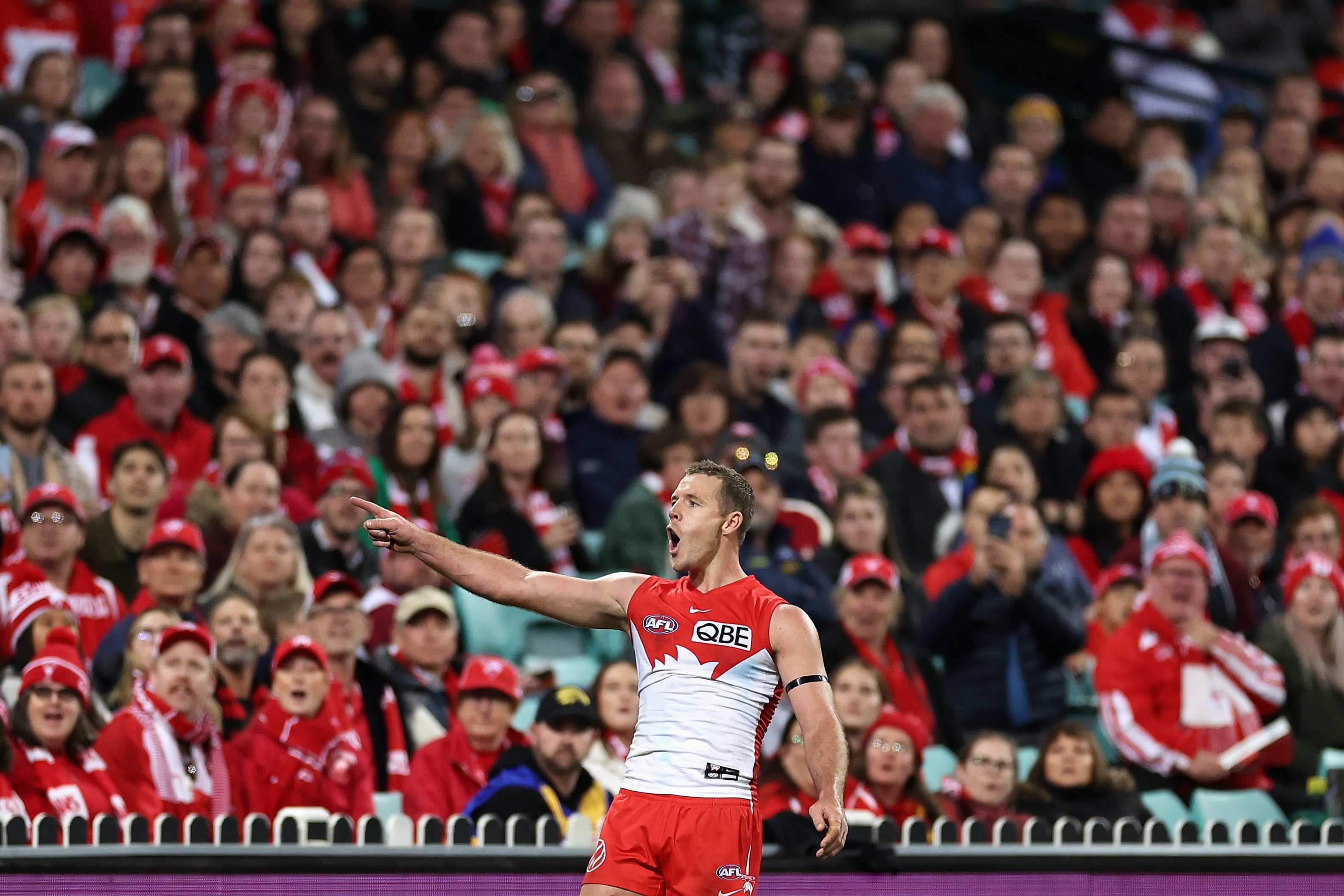 Swans notch double ton in demolition of Eagles