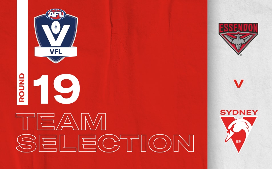 VFL Team confirmed to face Essendon