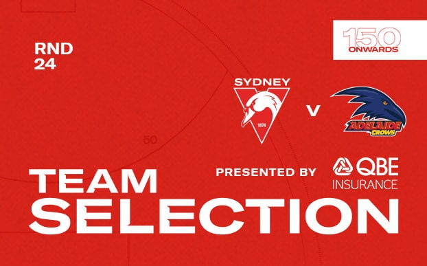 TEAM: Two changes for Round 24