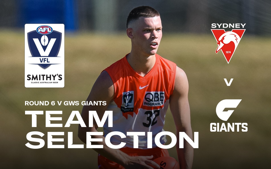 VFL TEAM: Side confirmed for Sydney Derby curtain closer