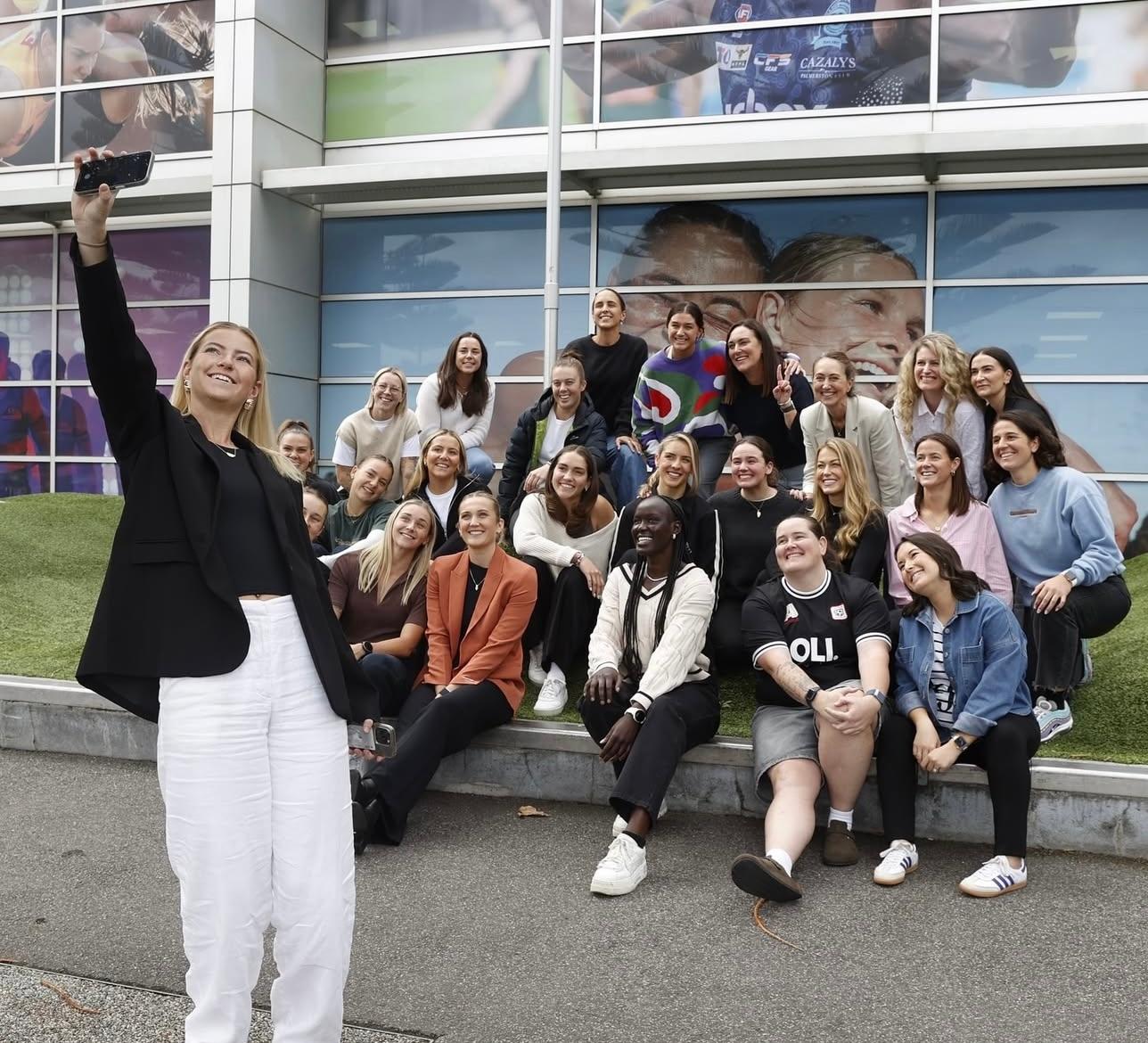 AFLW: How Hillier pursues her sports media passion
