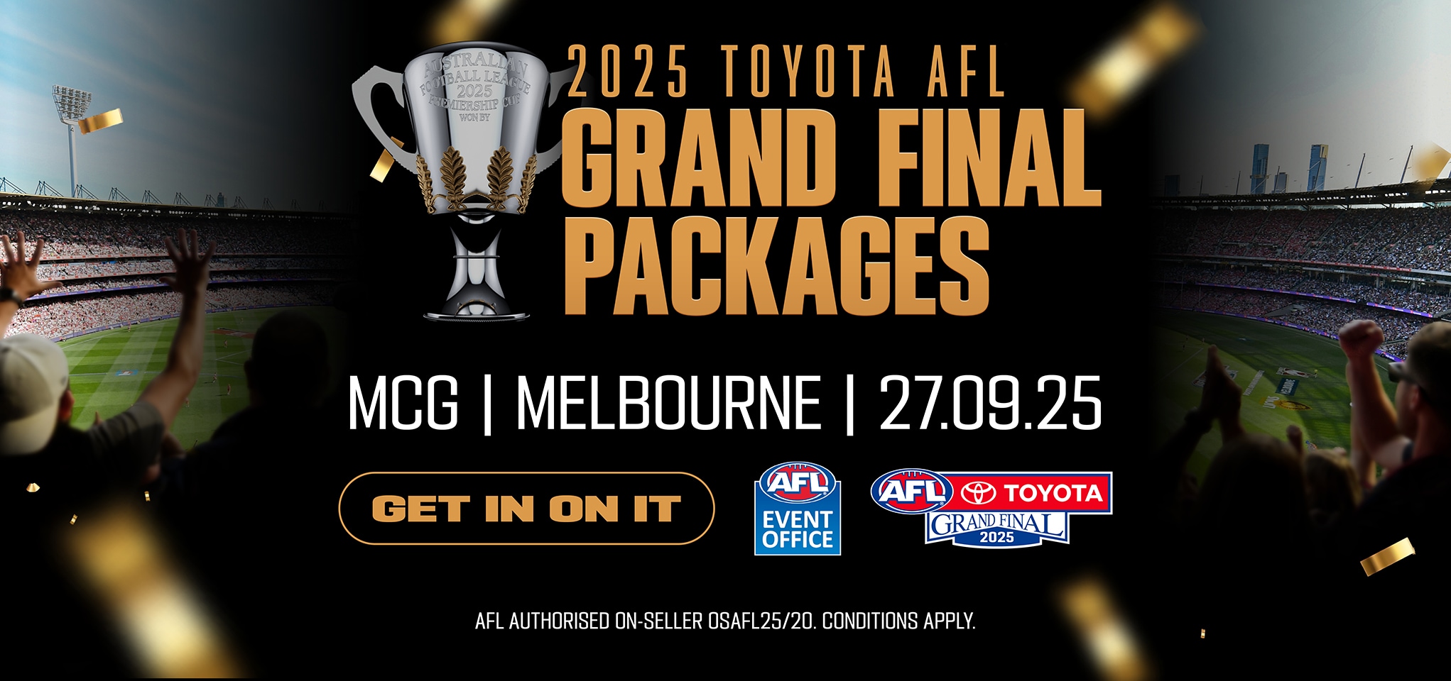 2025 Grand Final Packages - AFL Events