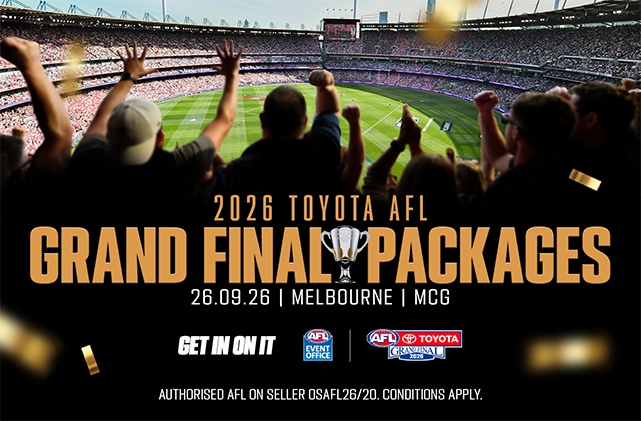 2026 Grand Final Packages - AFL Events