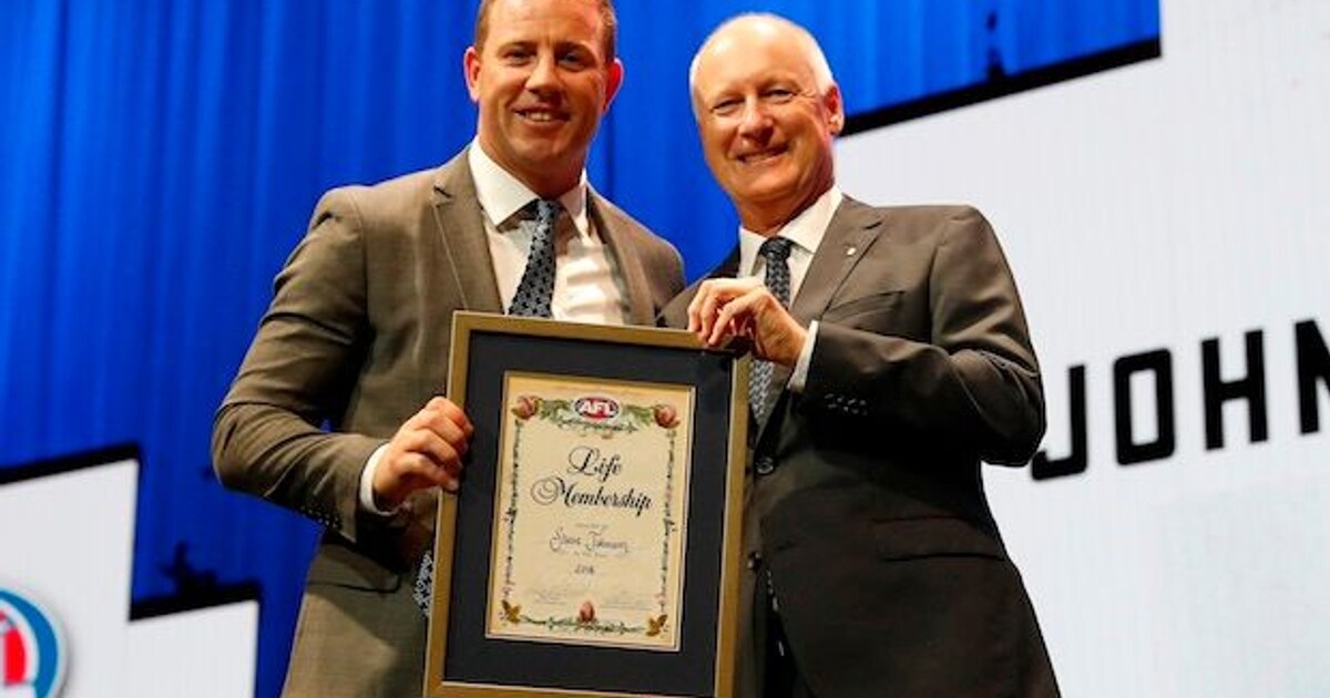 Johnson awarded AFL life membership