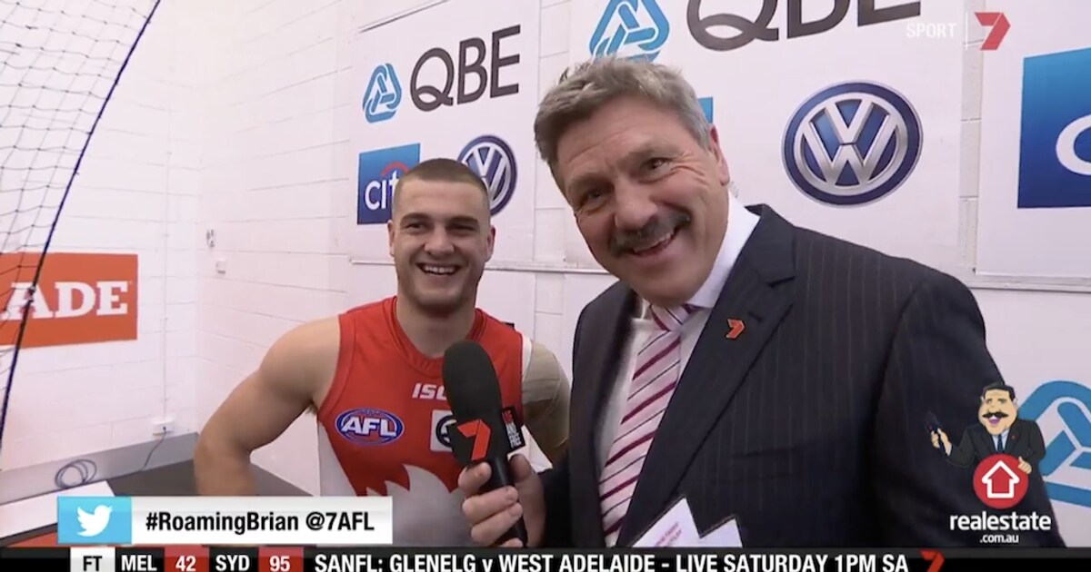 Roaming Brian after win over Melbourne (Ch. 7)