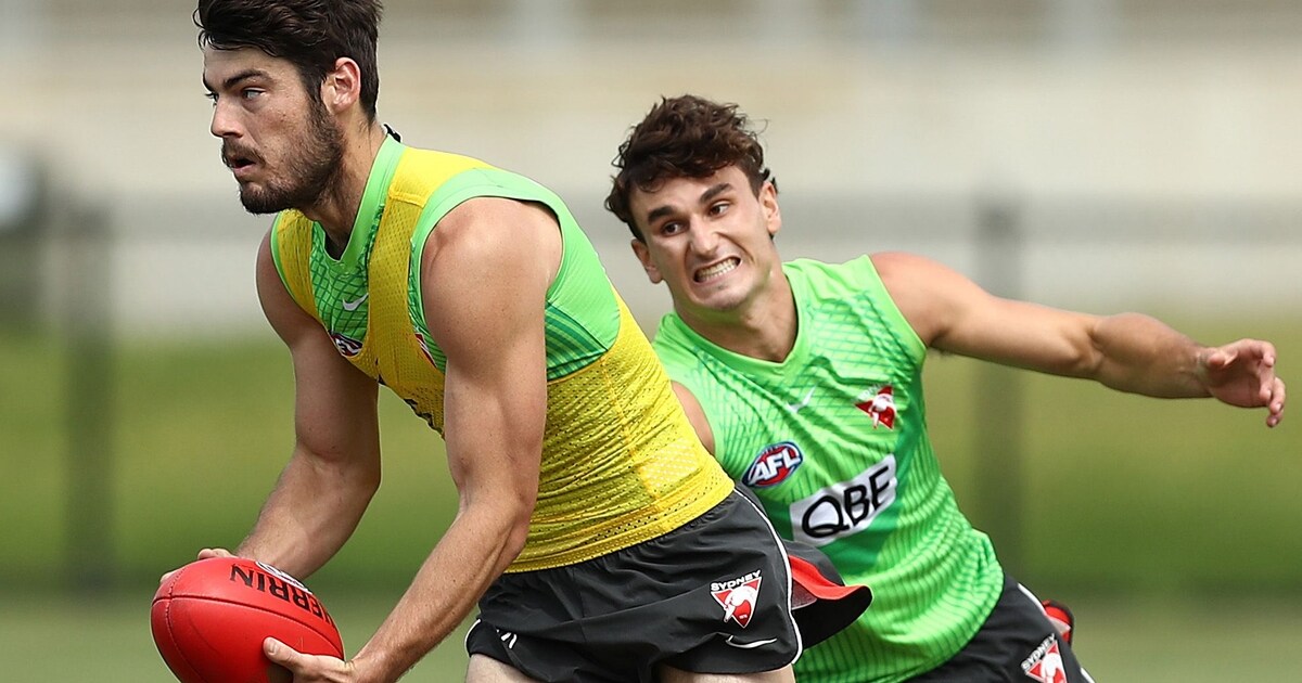 Gallery: Swans prepare ahead of GWS clash
