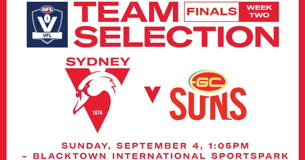 VFL FW2: Team confirmed for semi-final against Gold Coast