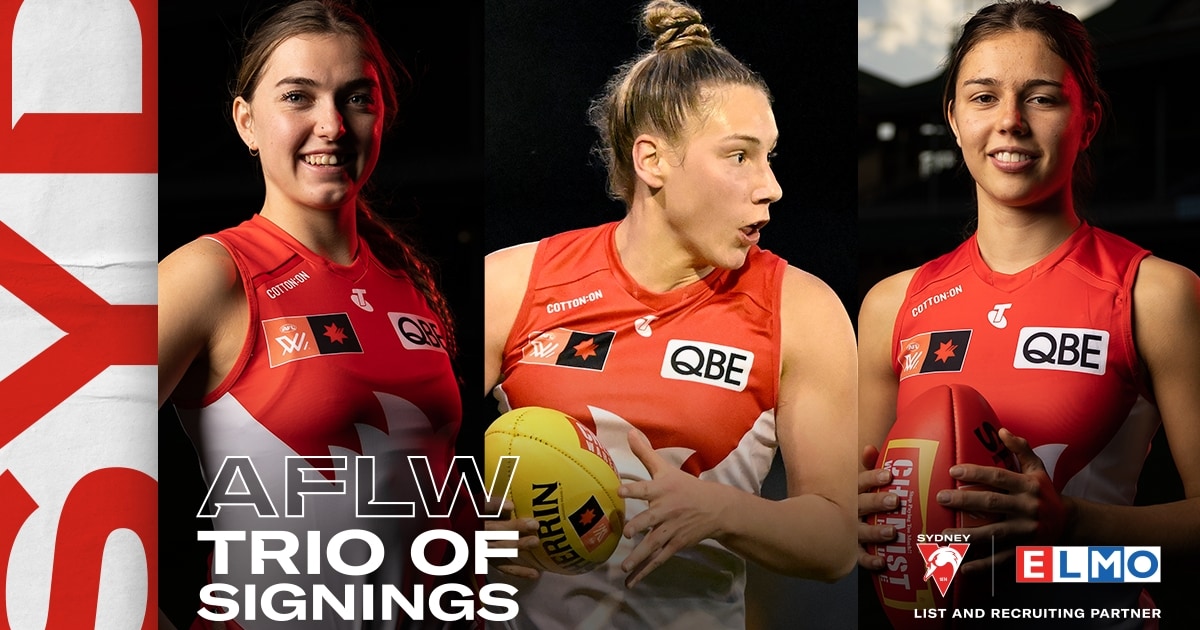 Going nowhere: Swans lock in star trio