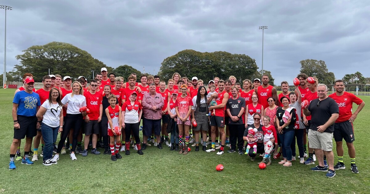 Swans support the ‘Lots of Socks’ campaign