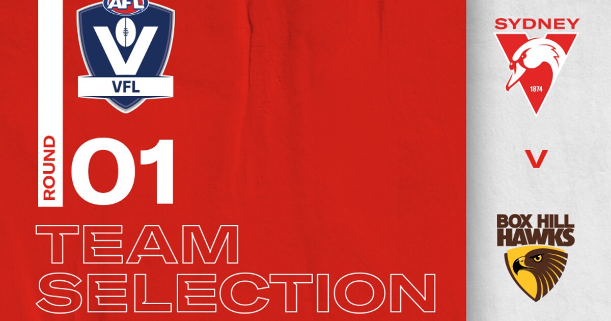 VFL team named for season opener