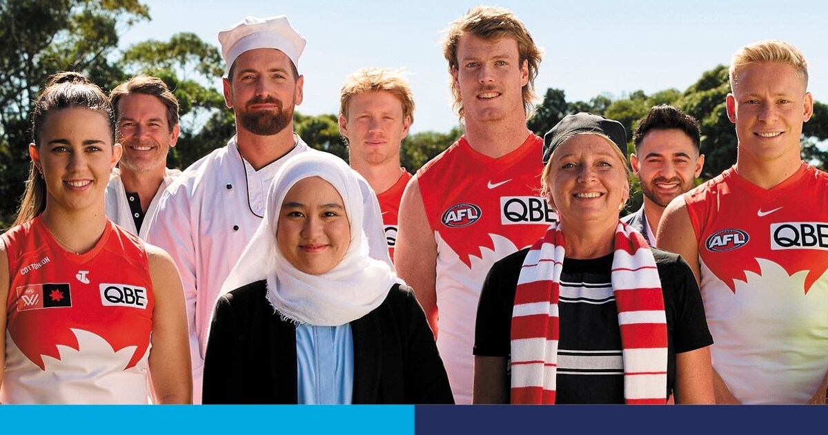 Swans star in QBE Insurance’s latest “Q the” campaign