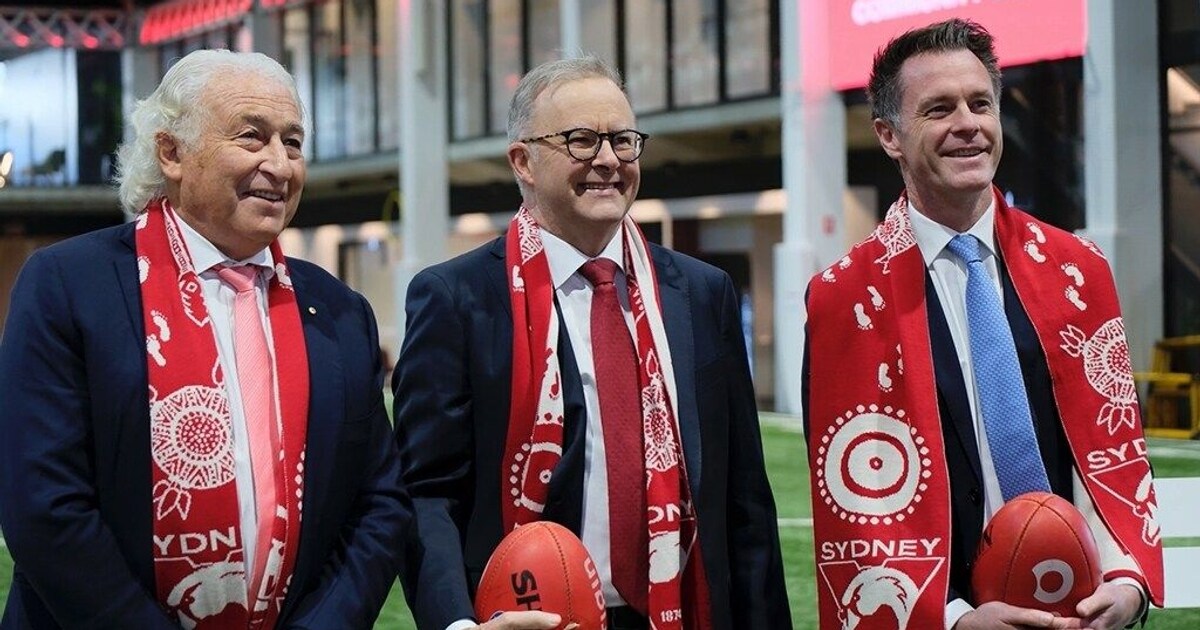 Special visitors at Sydney Swans HQ