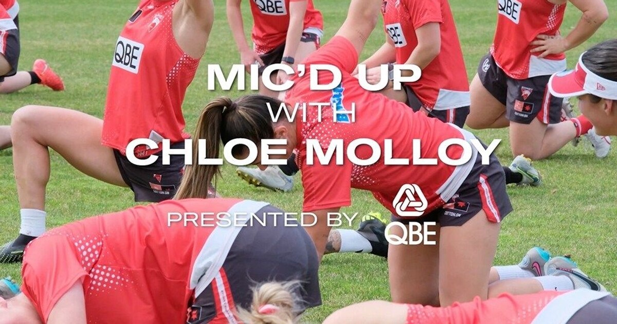 Mic'd Up with Chloe Molloy, presented by QBE