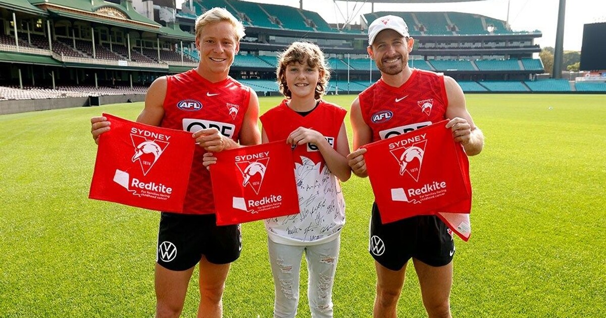 How the Swans and Redkite helped Mackenzie meet her hero