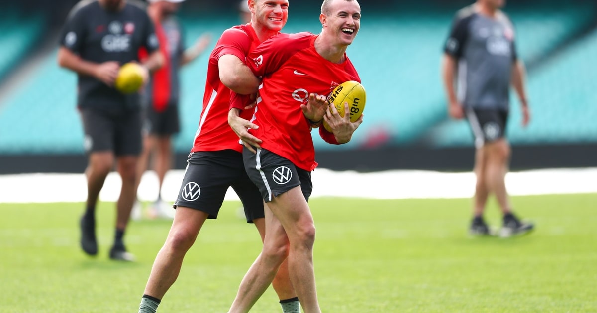 Gallery: Swans prepare for Marn Grook at the SCG