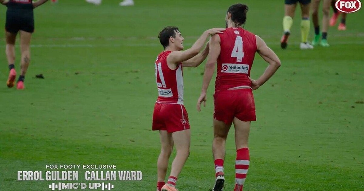 Errol Gulden mic'd up v GWS