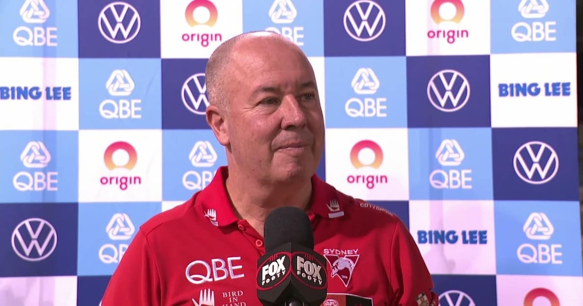 Post-Match Press Conference: Round 12, Scott Gowans